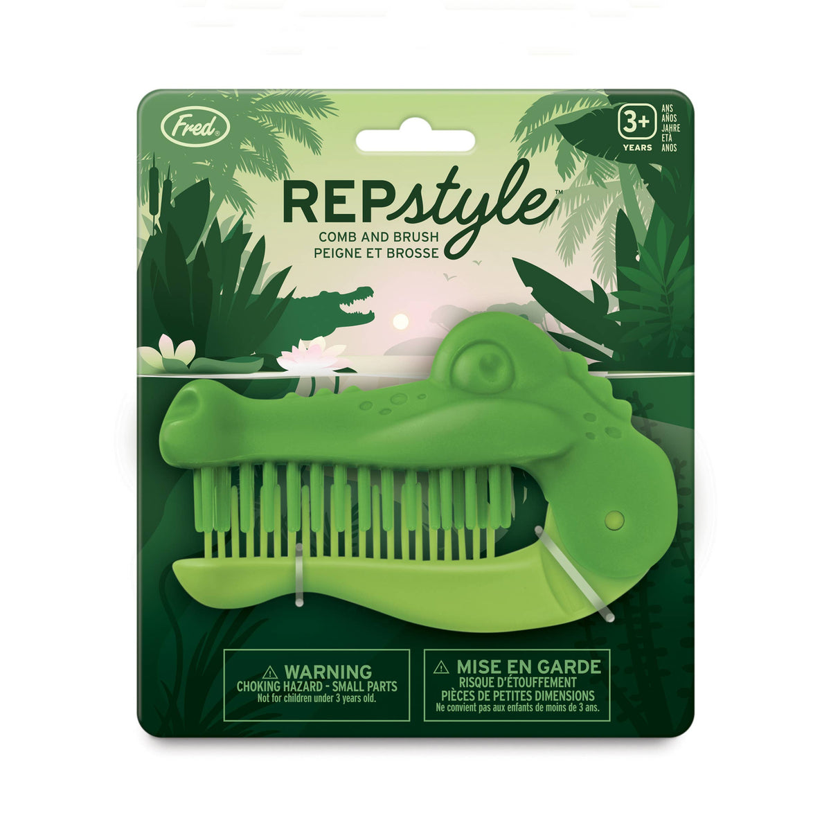 Repstyle Folding Comb and Brush: Crocodile/Alligator – Edge of Urge