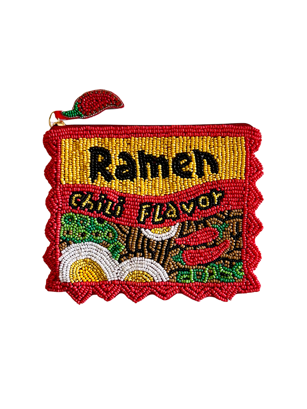 Beaded Coin Purse: Spicy Chili Ramen – Edge of Urge