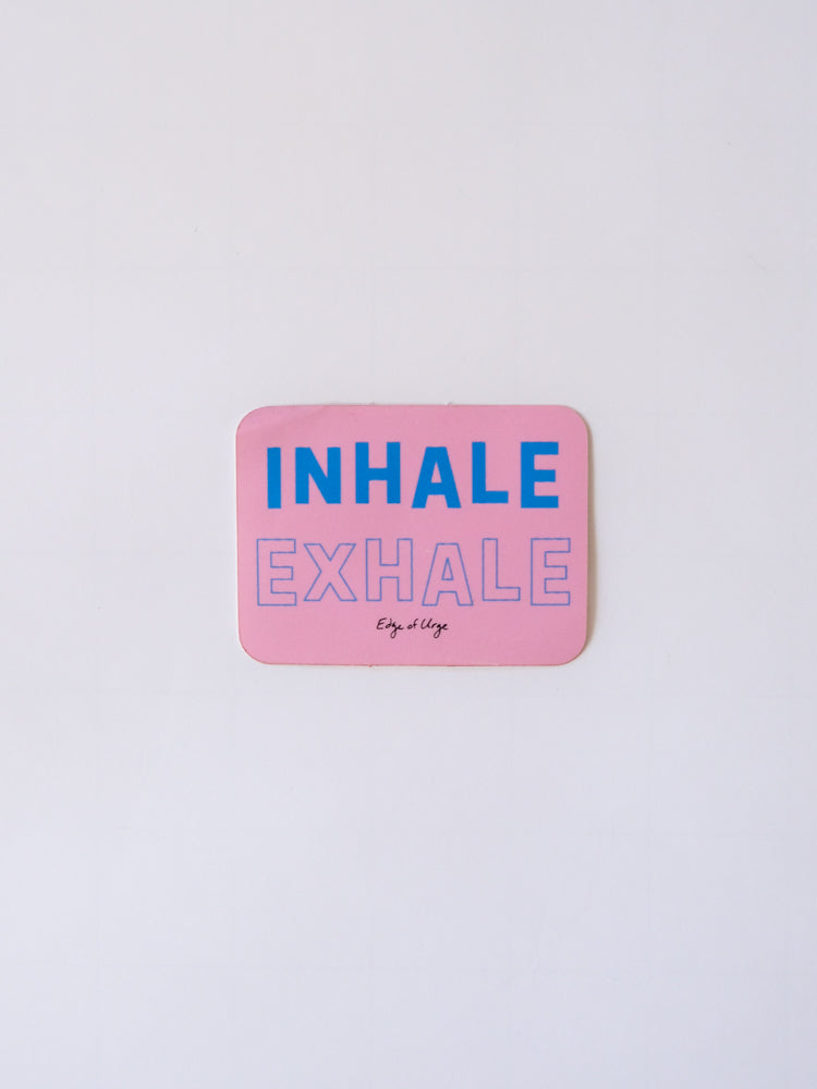 Inhale/Exhale Sticker – Edge of Urge