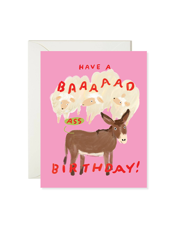 Baaad Ass Birthday Card – Edge of Urge