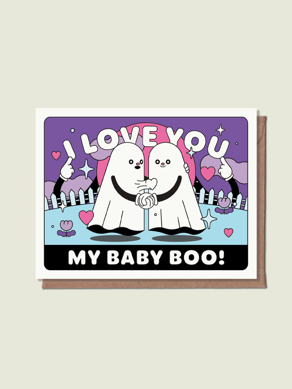 I Love You Baby Boo Card – Edge of Urge
