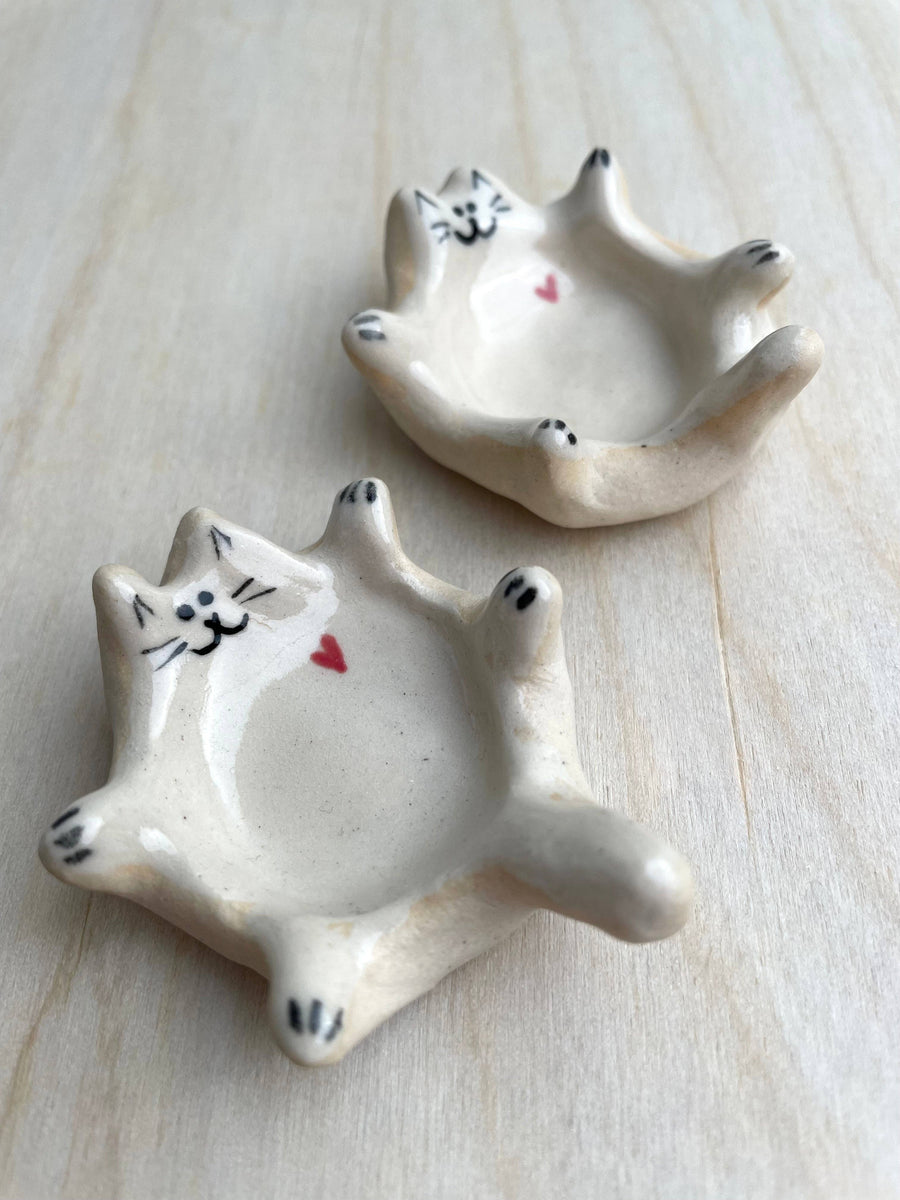 Ceramic Cat Ring Dish – Edge of Urge