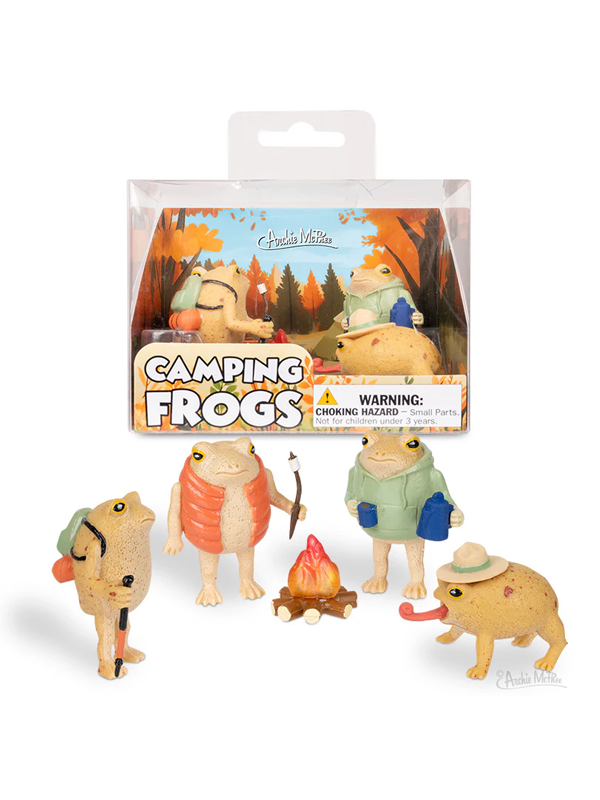 Camping Frogs (Set of 4) – Edge of Urge