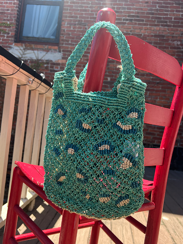 Fran Leopard Tote: Aqua/Ocean/Natural (FINAL SALE) – Edge of Urge