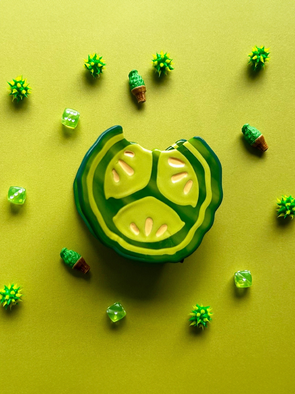 Pickle Chip Hair Clip – Edge of Urge