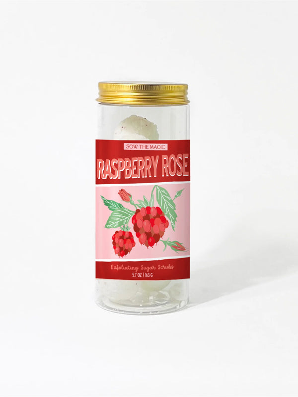 Raspberry Rose Exfoliating Sugar Scrub – Edge of Urge