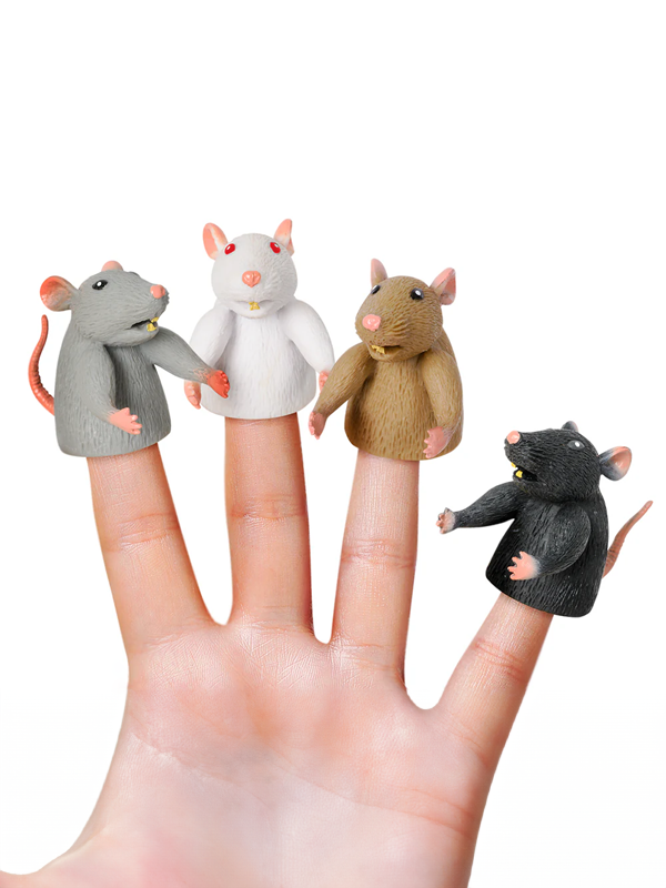 Finger Puppet: Rats (Single, Assorted) – Edge of Urge